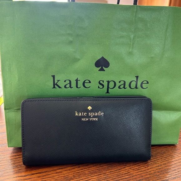 kate spade | Bags | Kate Spade Outlet Madison Large Slim Bilfold Wallet ...